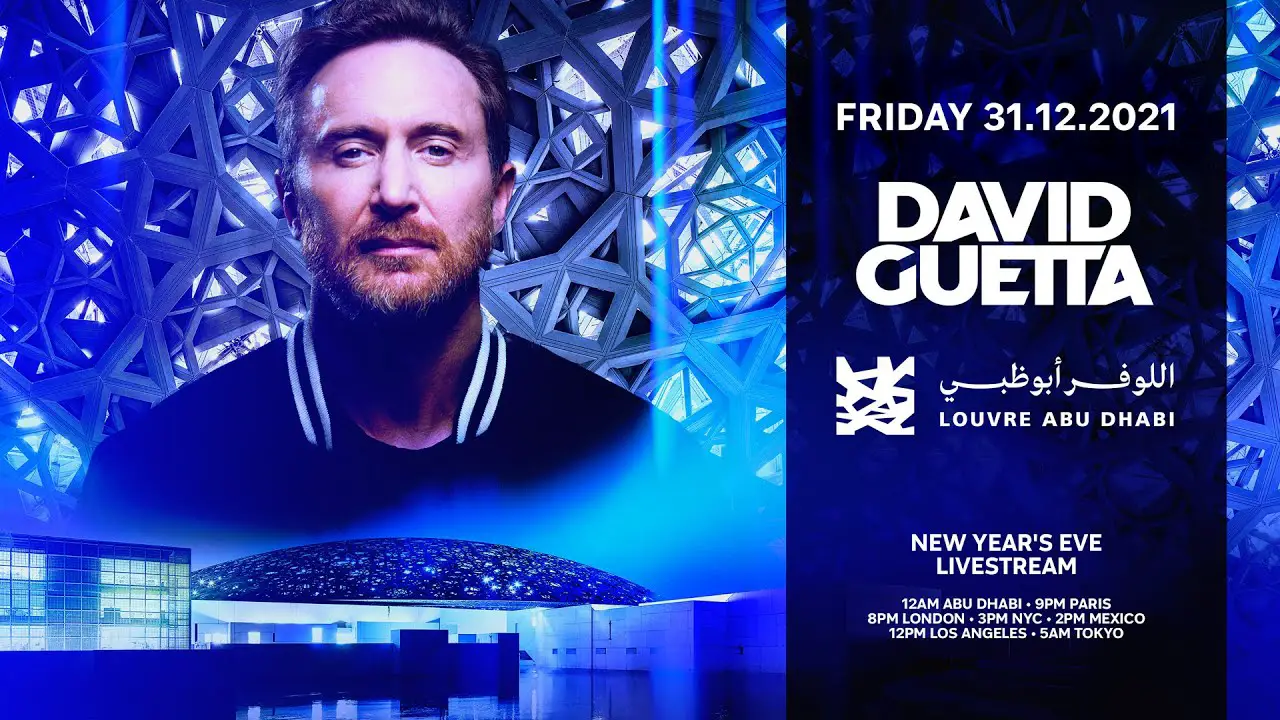 El impresionante show de David Guetta en Abu Dabi para recibir 2022
