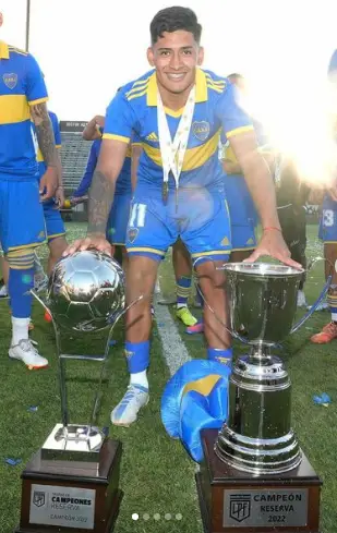Simón Rivero ganó el Trofeo de Campeones con la Reserva con Boca Juniors