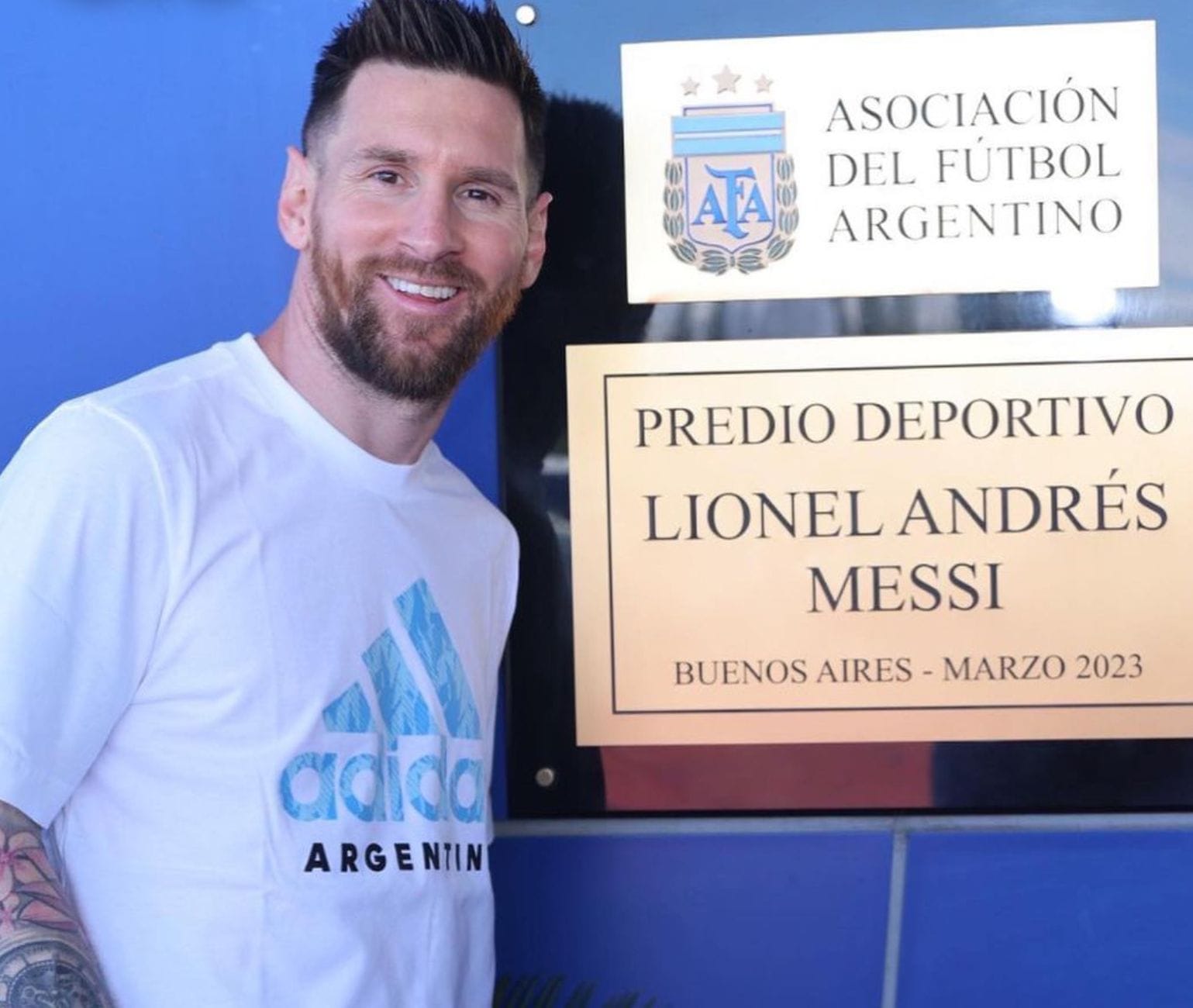 En el nombre del 10: El predio de la AFA pasó a llamarse Lionel Andrés ...