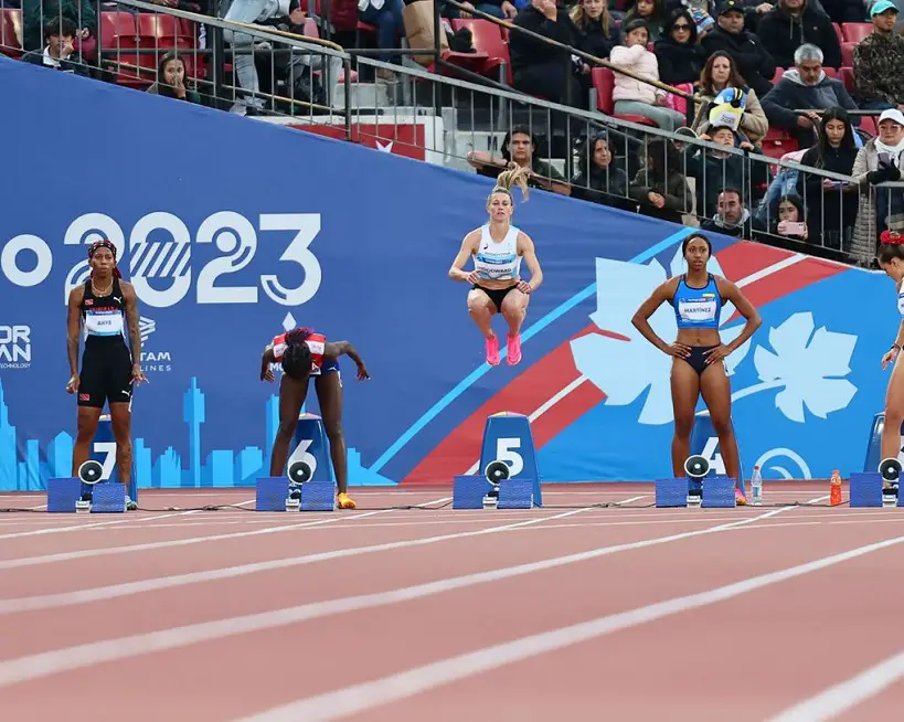 VIDEO: Vicky Woodward corrió en los Juegos Panamericanos y luego contó ...