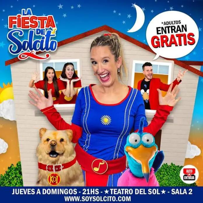 "Solcito" presenta su nuevo show para chicos y chicas en Carlos Paz