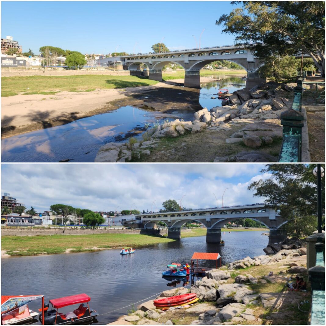 Antes y después: Cuánto subió el lago San Roque con el aporte de las ...