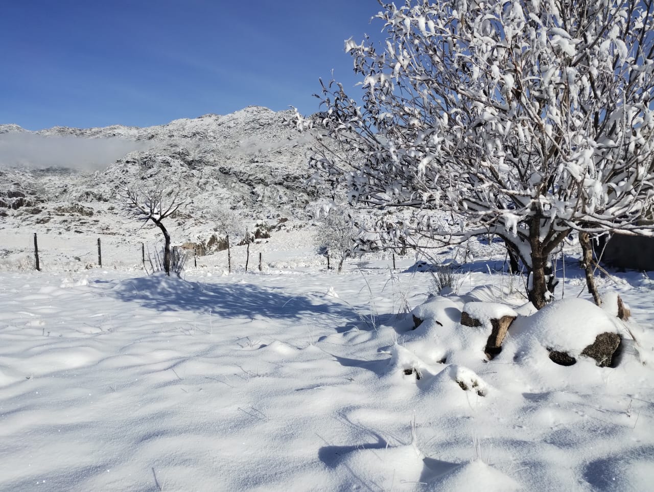 Nieve, lluvias y frío anticipan un finde helado en las sierras (Fotos y ...