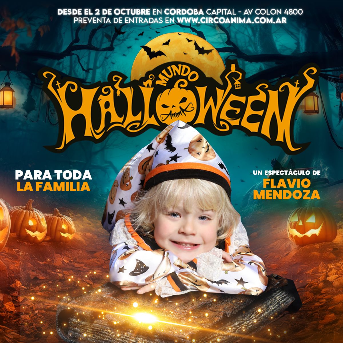 Mundo Halloween de Flavio Mendoza llega a Córdoba