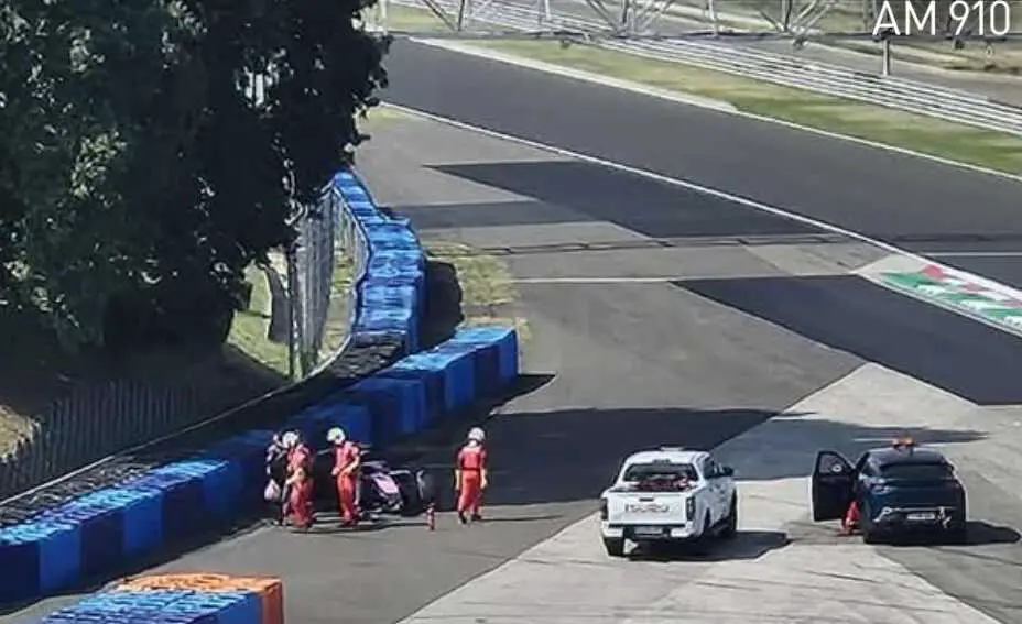 Fuerte accidente de Colapinto durante test en Hungría: fue hospitalizado